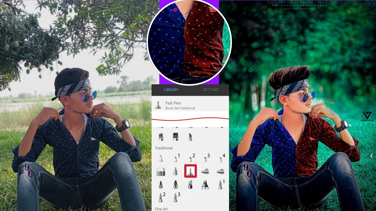 Apna shirt colour kaise karen aa gya trending editing video #stechbook ...