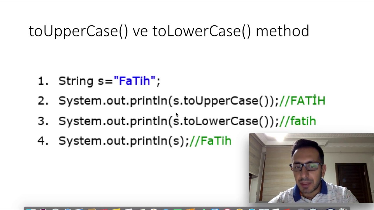 Java - Ders 54: Java String Sınıfının Bazı Metotları - YouTube