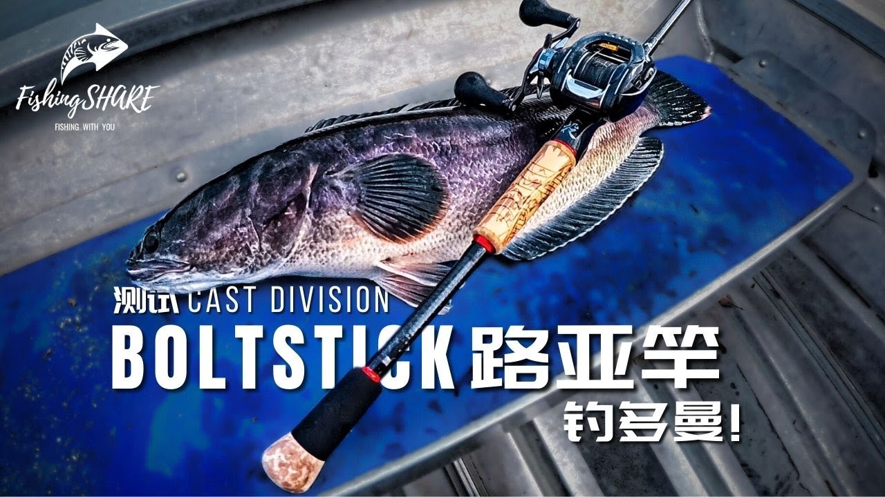 【FishingShare】测试CAST DIVISION BOLTSTICK路亚竿钓多曼！KLAU的个人钓鱼之旅！Testing CAST ...