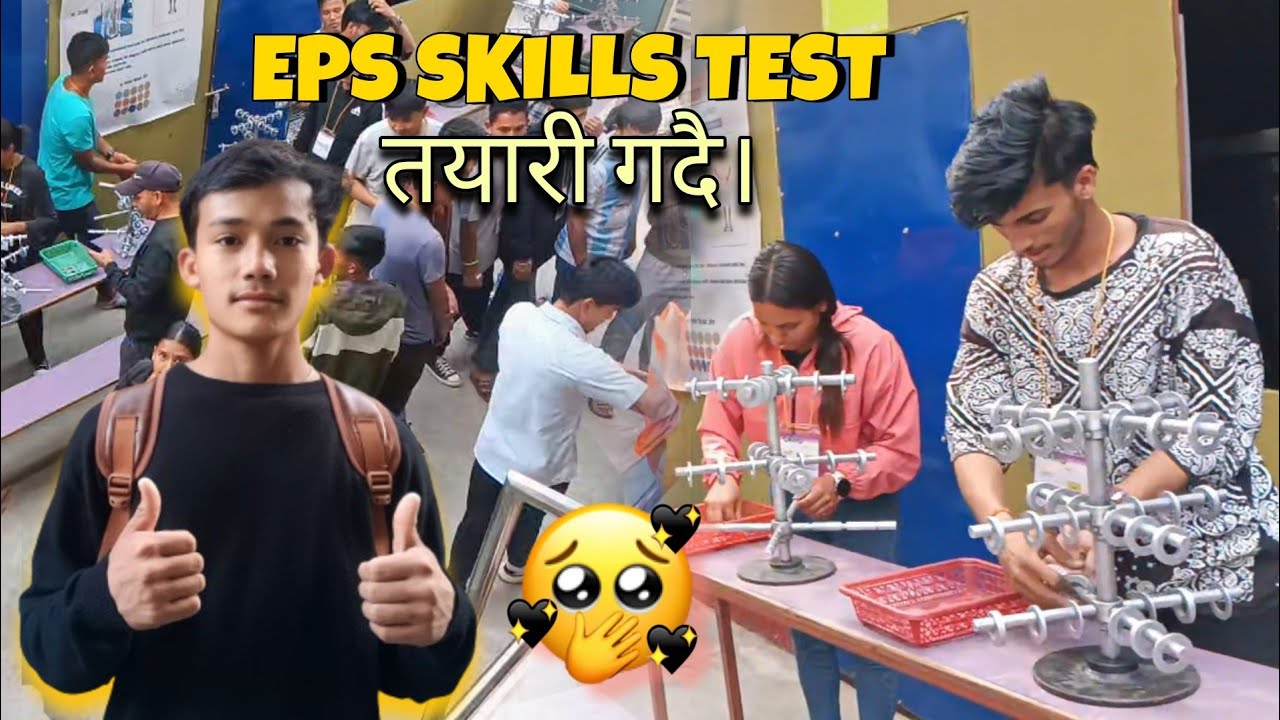 EPS SKILLS TEST 2024 Tayari Gardai 😲🇰🇷 @manojgurung1991 # ...