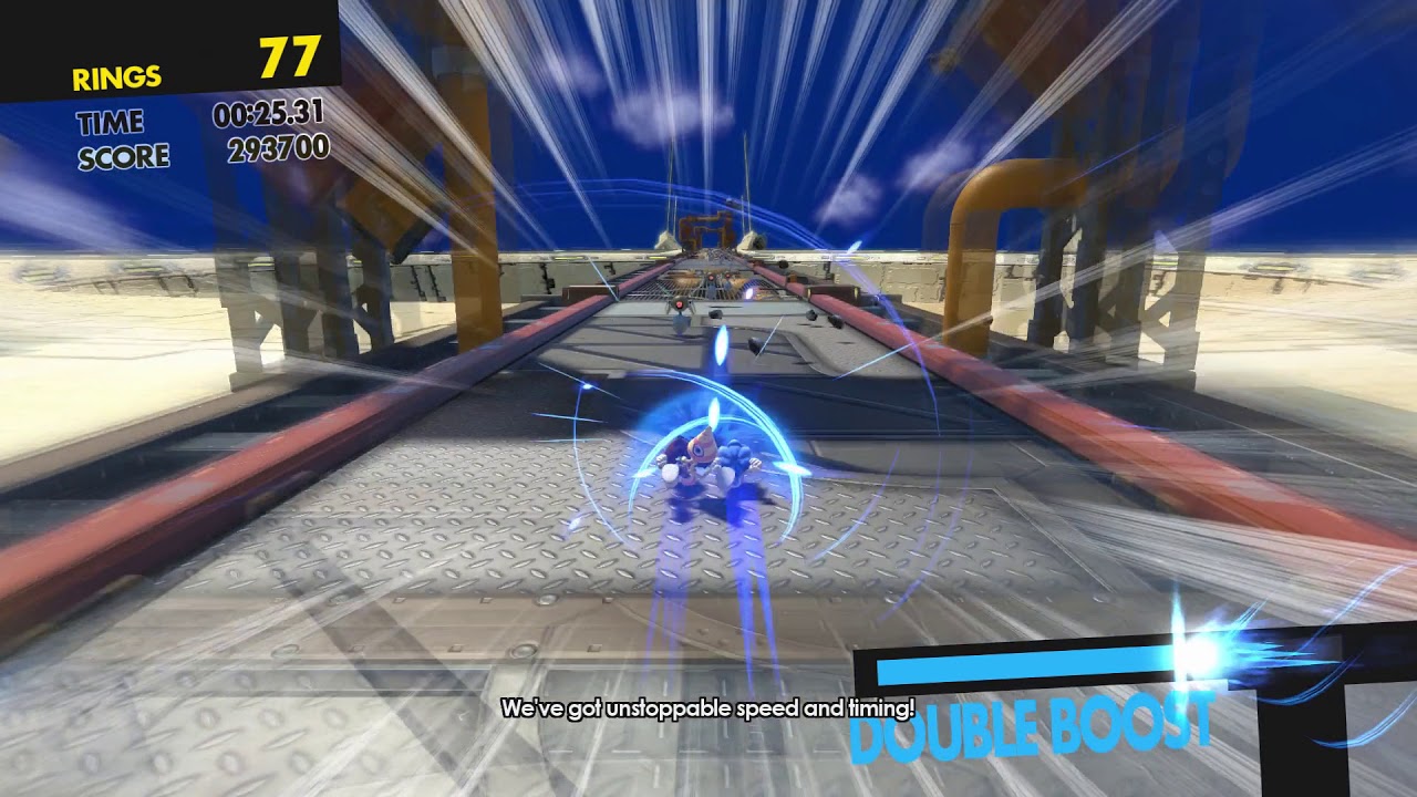 Sonic Forces (PS4): Stage 7 - Arsenal Pyramid (Green Hill) - Speed Run ...