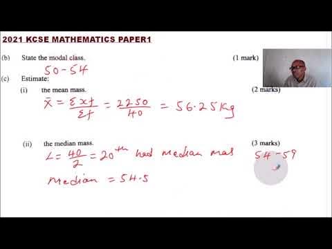 KCSE 2021 MATHEMATICS PAPER 1 QUESTIONS 23 AND 24 - YouTube