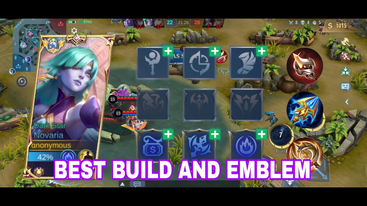 Novaria New Meta MAGE SNIPER | 1 HIT BUILD AND EMBLEM | TOP GLOBAL 01 ...