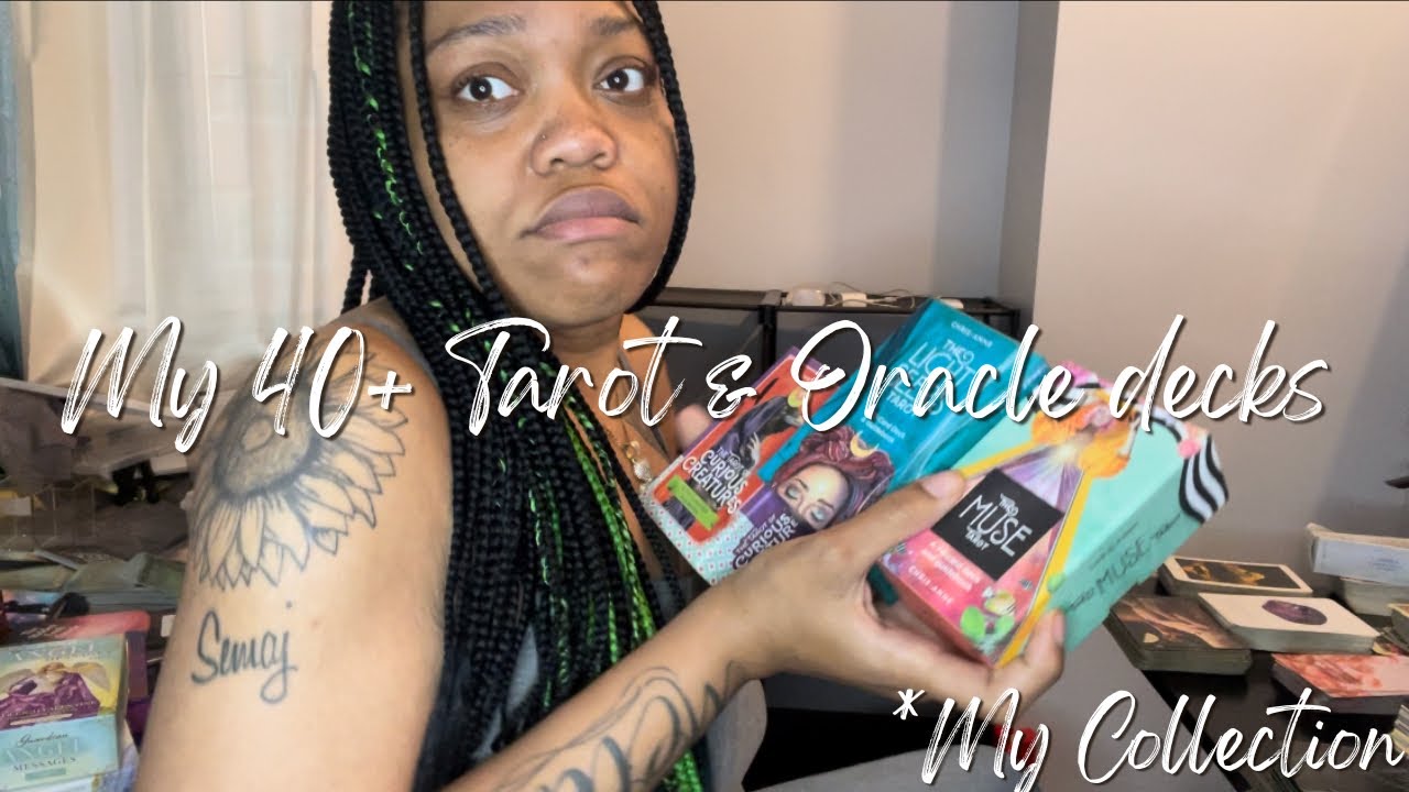 MOMMY VLOGGER| MY 40+ TAROT & ORACLE DECK COLLECTION - YouTube