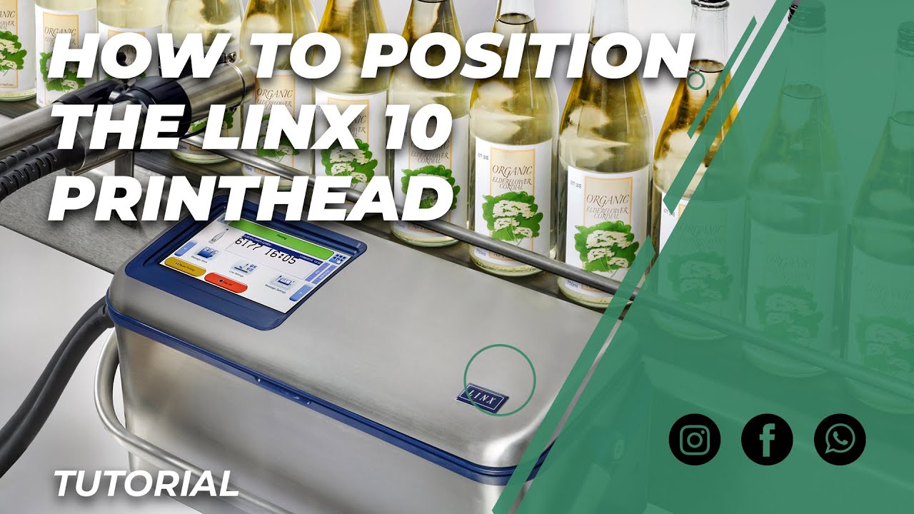 How to Position the Linx 10 Printhead - YouTube