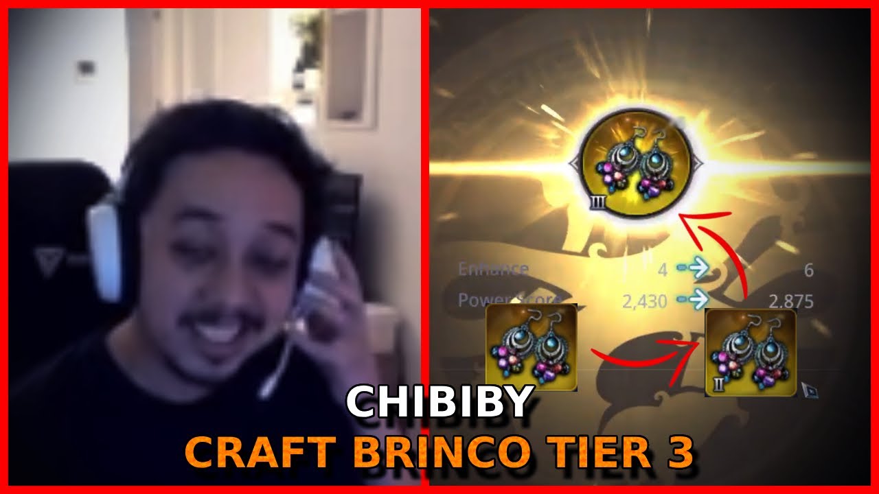 CHIBIBY CRAFT BRINCO LENDÁRIO TIER 3, O HOMEM NÃO PARA - MIR4 - YouTube