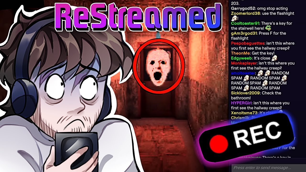 A HORROR GAME WHERE MY VIEWERS HELP ME SURVIVE | ReStreamed - YouTube