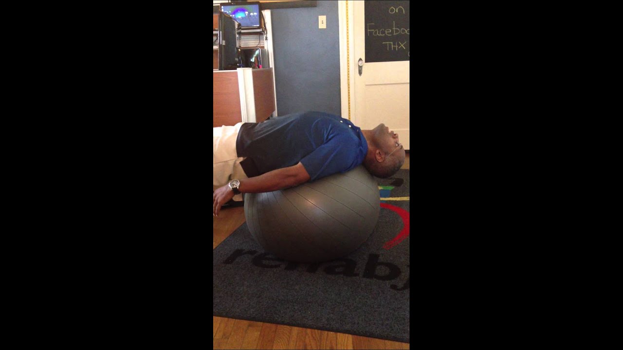 How to Relieve Mid Back Tension - YouTube
