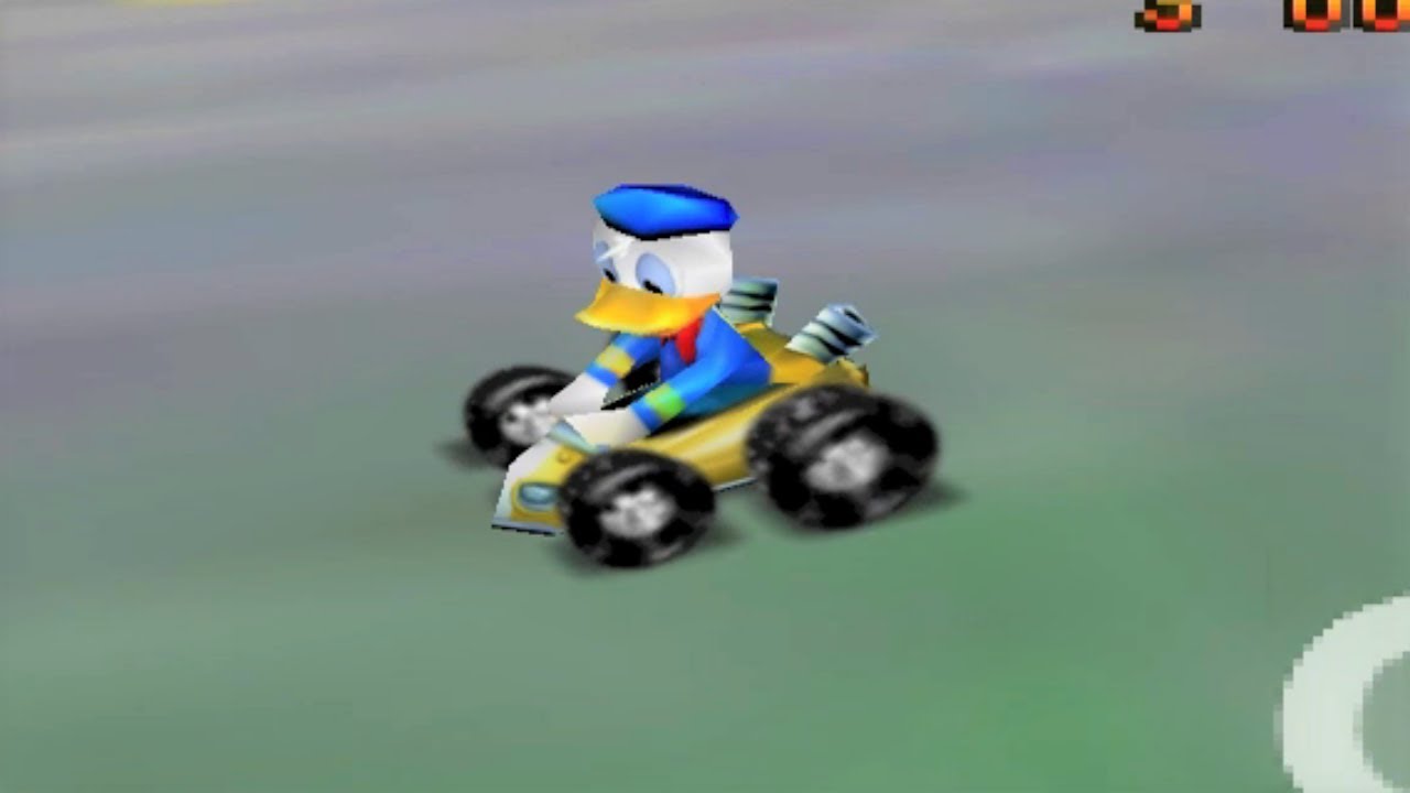 Mickey's Speedway USA - Donald Duck - Nintendo 64 Gameplay (720p60fps ...