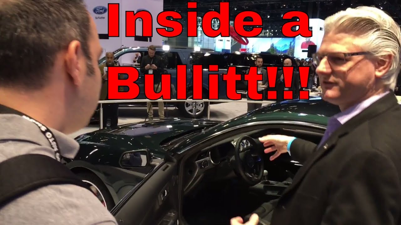 Chief Engineer Describes 2019 Ford Mustang Bullitt!!! - YouTube