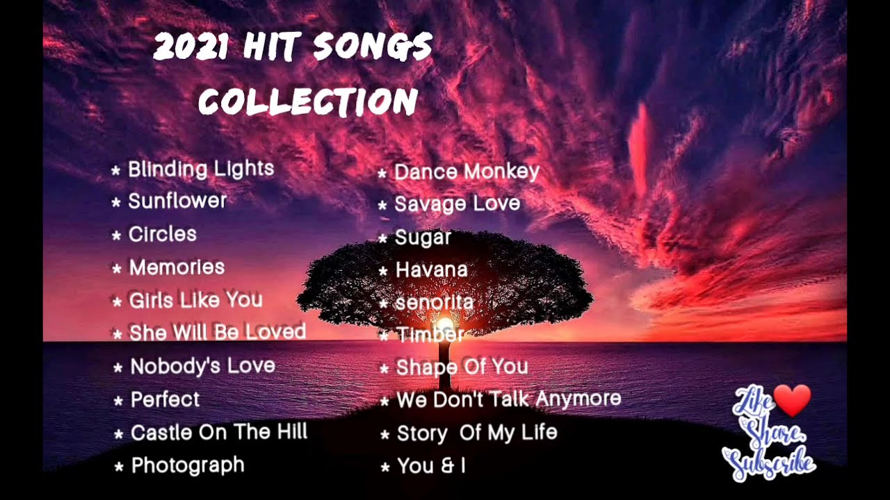 Top Hits 2021- songs collection - Best pops music 2021 - YouTube