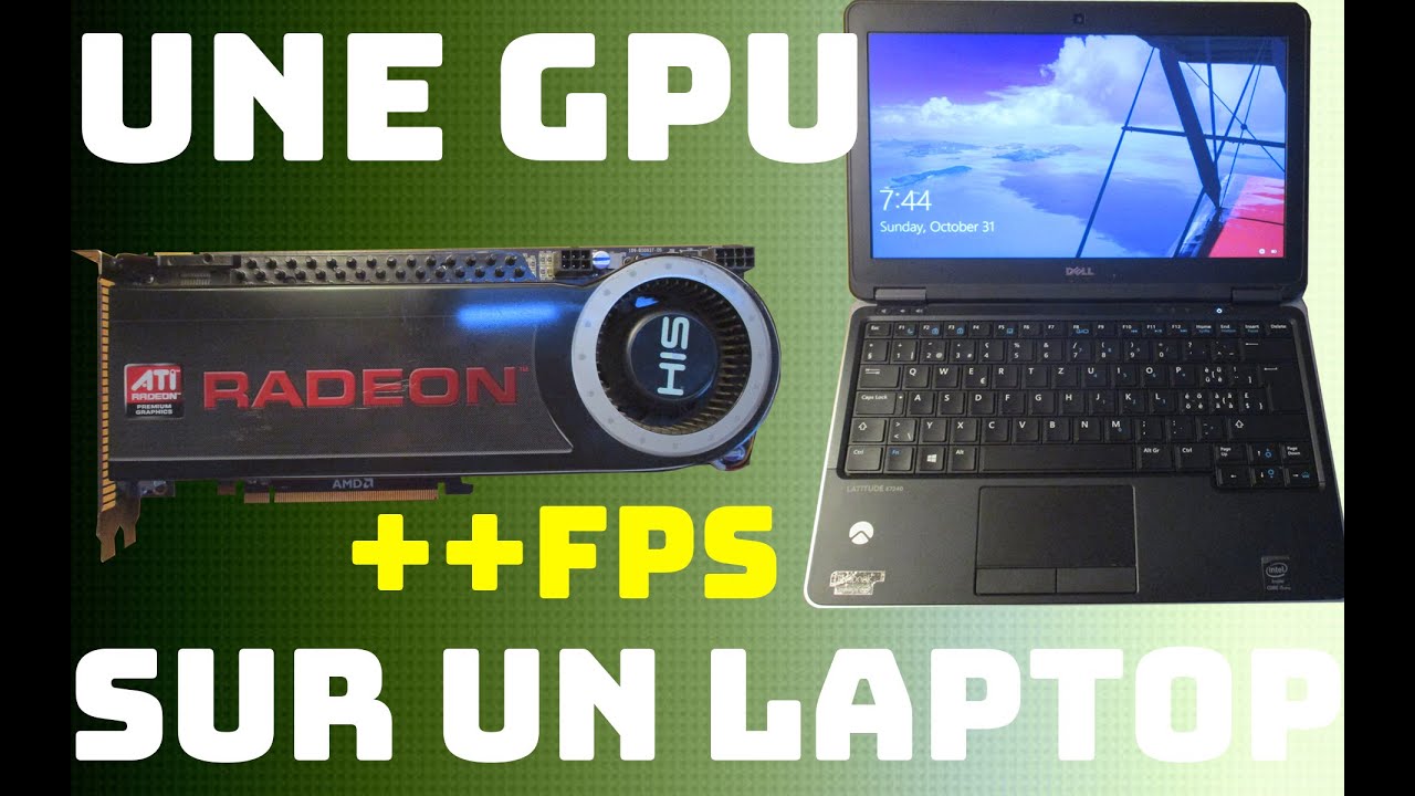 Une GPU sur PC portable - YouTube