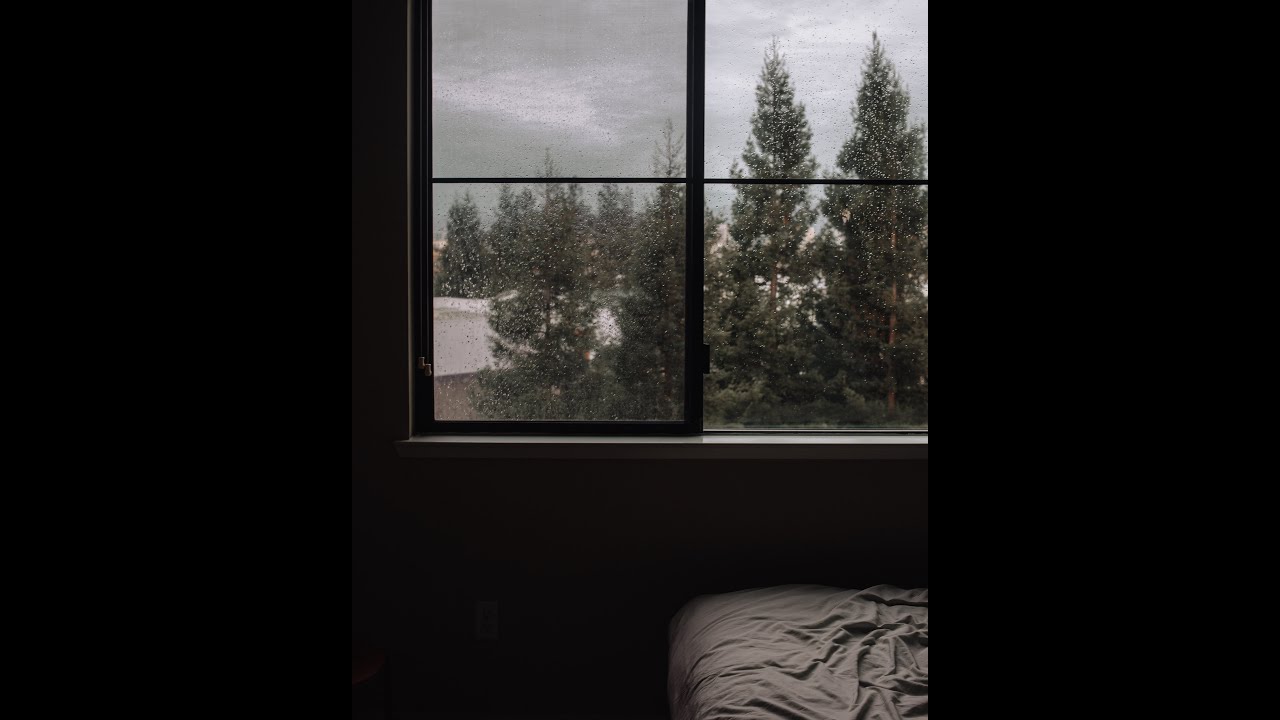 Relaxing Rain on window for sleep and study. Rain sounds for sleep ...