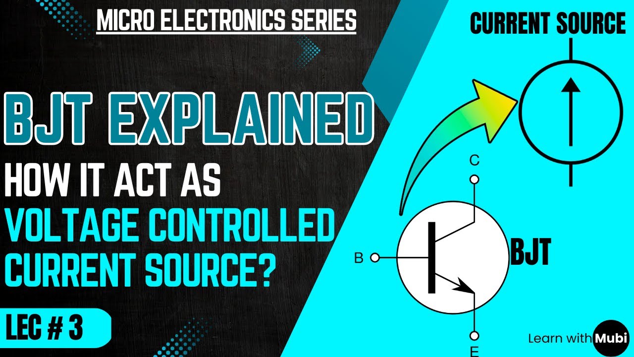 How BJT works as current source? | Microelectronic Basics - YouTube