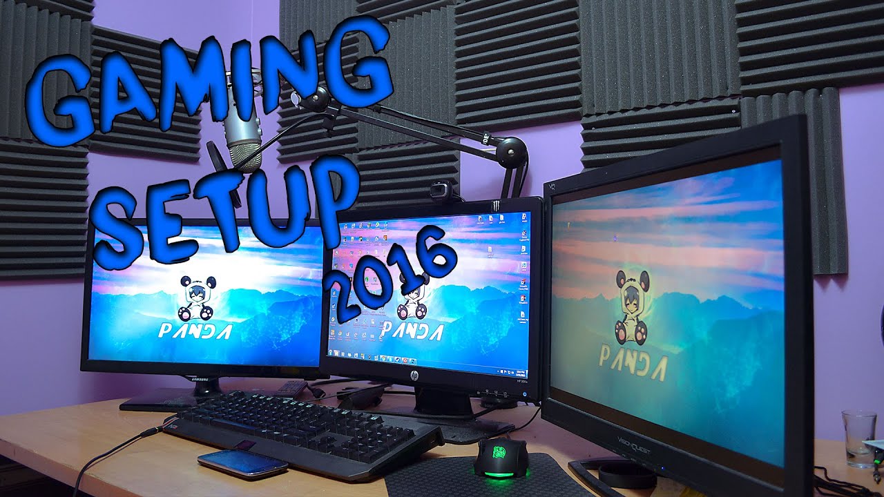 My Gaming setup for 2016 - YouTube