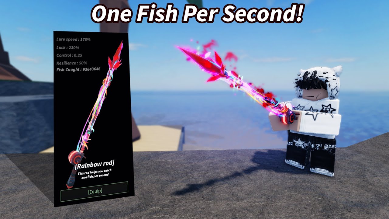 The MOST Overpowered Rod in Fisch Roblox! - YouTube