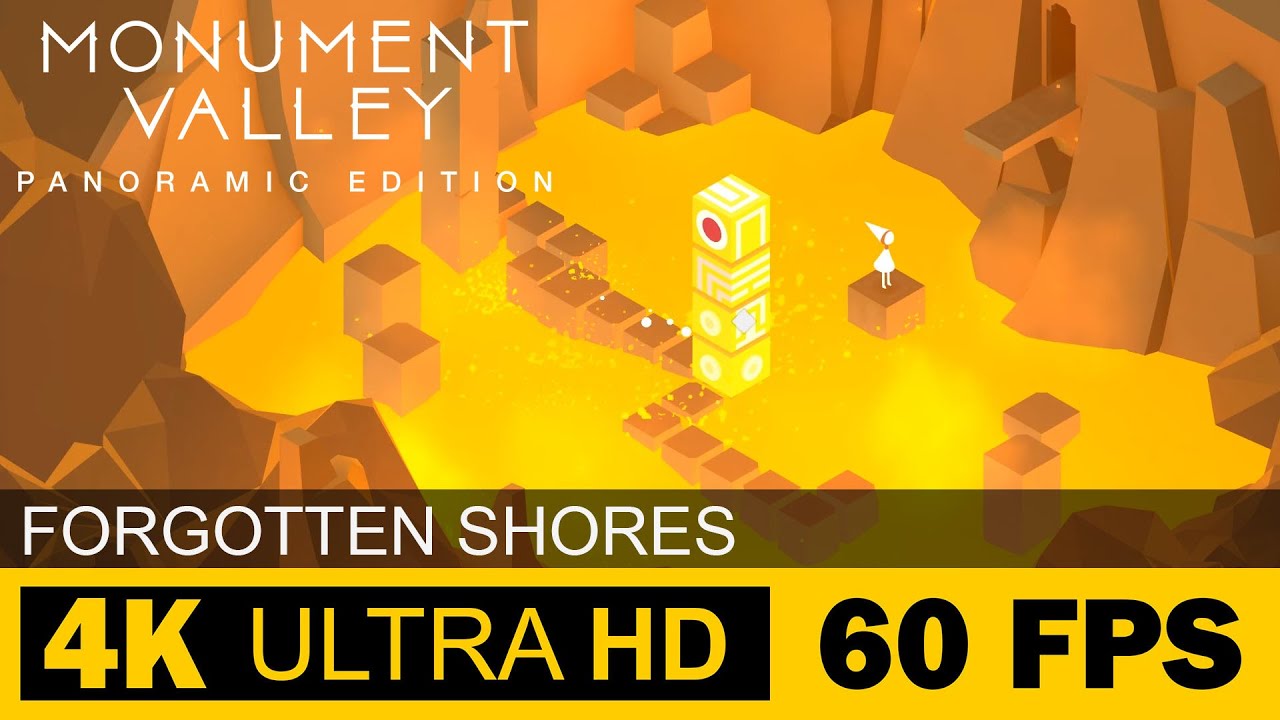 FORGOTTEN SHORES | Monument Valley | Walkthrough, No Commentary, 4K ...