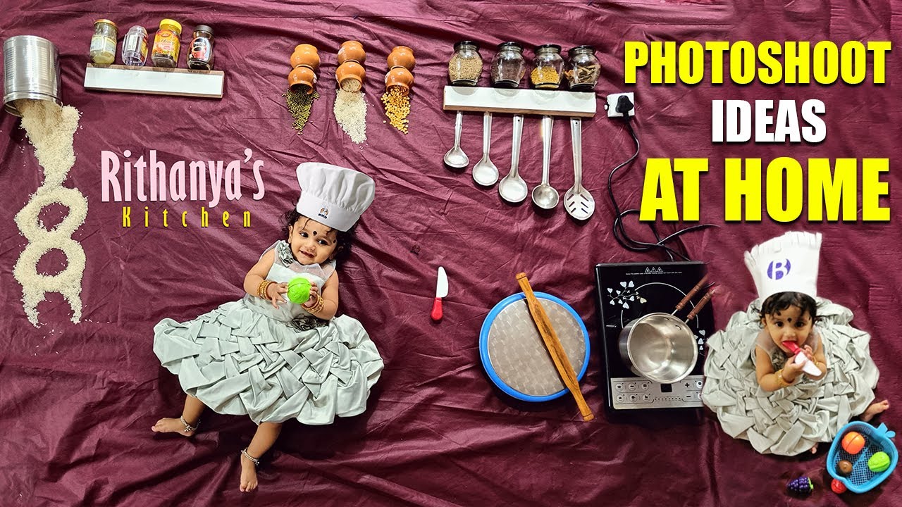 Rithu 8th month photoshoot I Baby photoshoot I Photoshoot ideas - YouTube