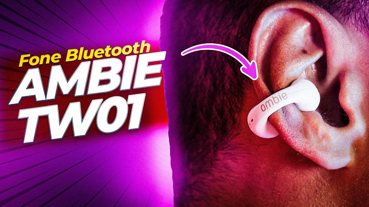 AMBIE TW01: FONE BLUETOOTH que é "um BRINCO"! - YouTube