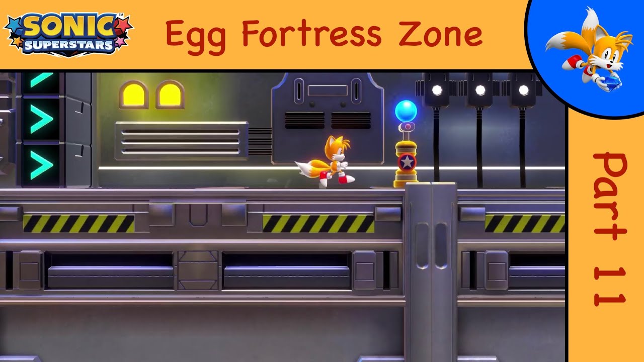 Egg Fortress Zone ⭐ Sonic Superstars (Tails) 🎮 XBox Series X (Gameplay ...