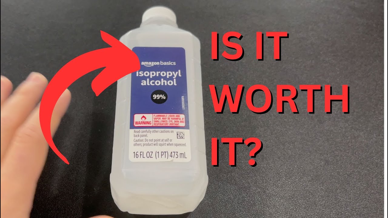 2 Years Later With Amazon Basics 99% Isopropyl Alcohol - YouTube