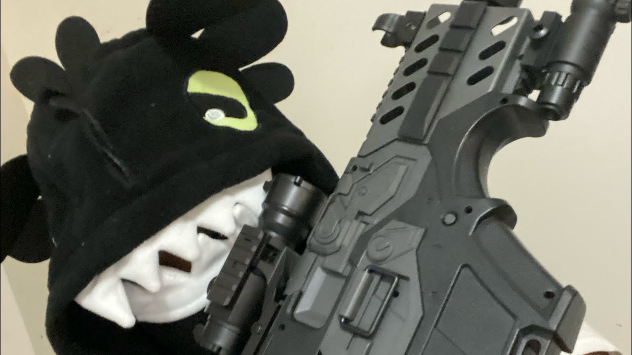 ASMR with a toy gun - YouTube