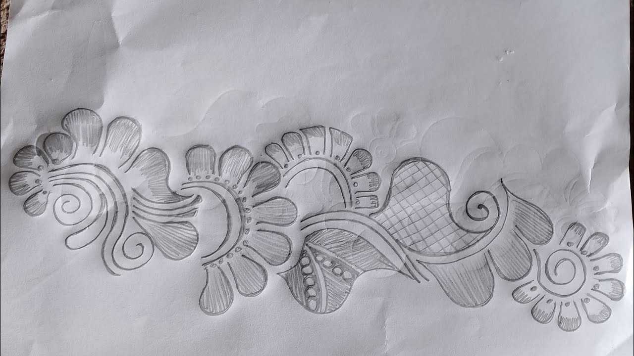 beautifl pencil mehndi design new pencil mehndi - YouTube