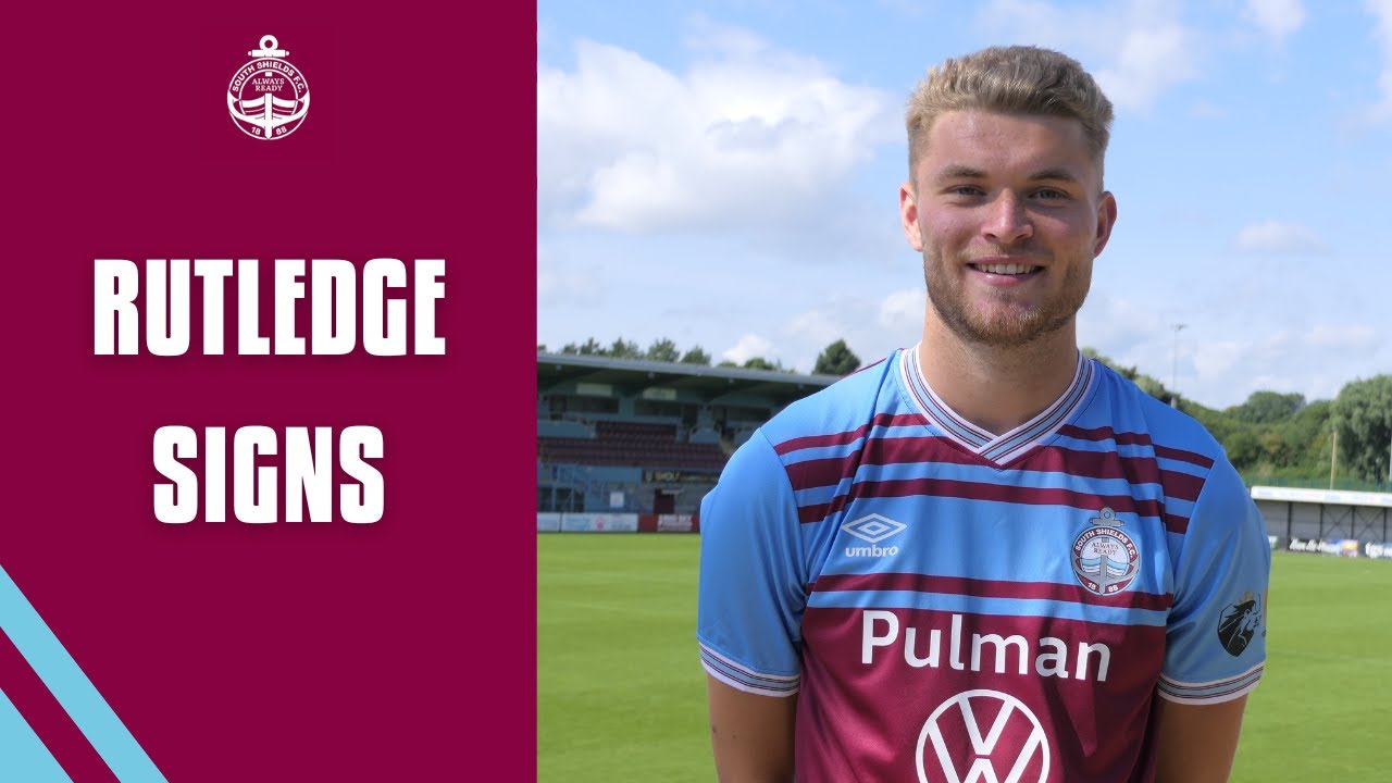 AIDAN RUTLEDGE SIGNS FOR SOUTH SHIELDS - YouTube