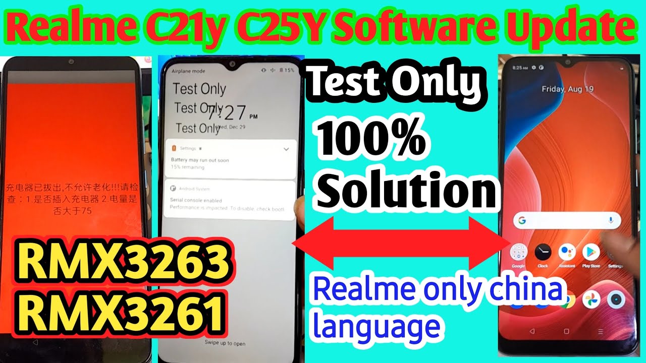 Realme C21y Software Solution || Realme C21y C25y Test Only Solution ...