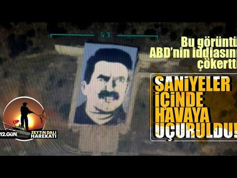 F16 Darmık dağındaki öcalan anıtını bombaladılar