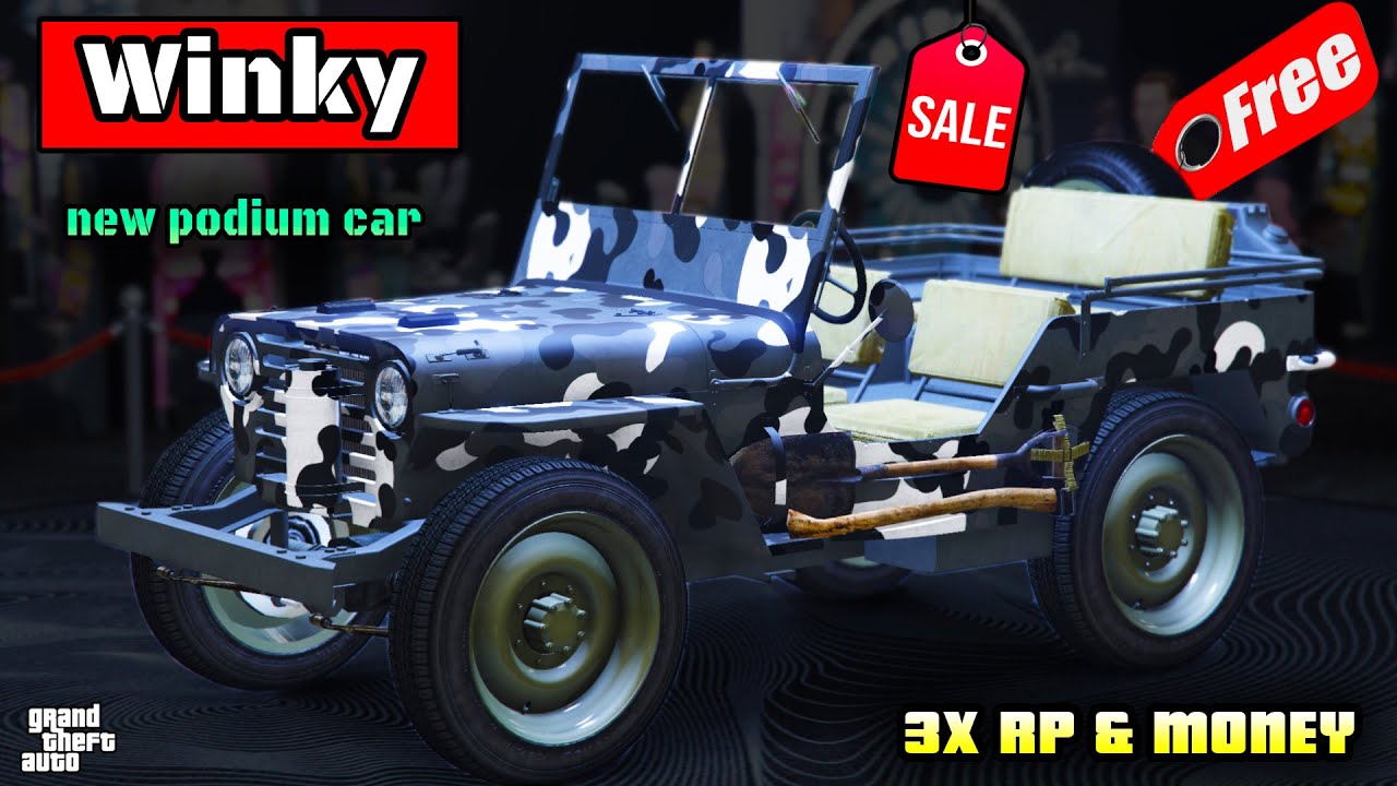 GTA 5 Online | Weekly Update WINKY NEW Podium Car | MOC SALE | Event ...