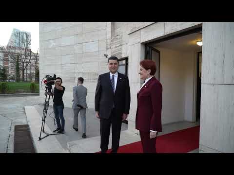 DEMOKRAT PARTİ EV SAHİPLİĞİNDE 6'LI MASA TOPLANTISINDA LİDERLERİ KARŞILAMA GÖRÜNTÜLERİ