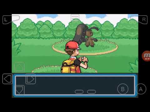 Pokemon gba mod gameplay 1. badluck. - YouTube