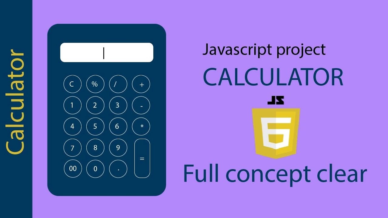 How To Make Calculator Using Html Css Javascriptprojects 3573