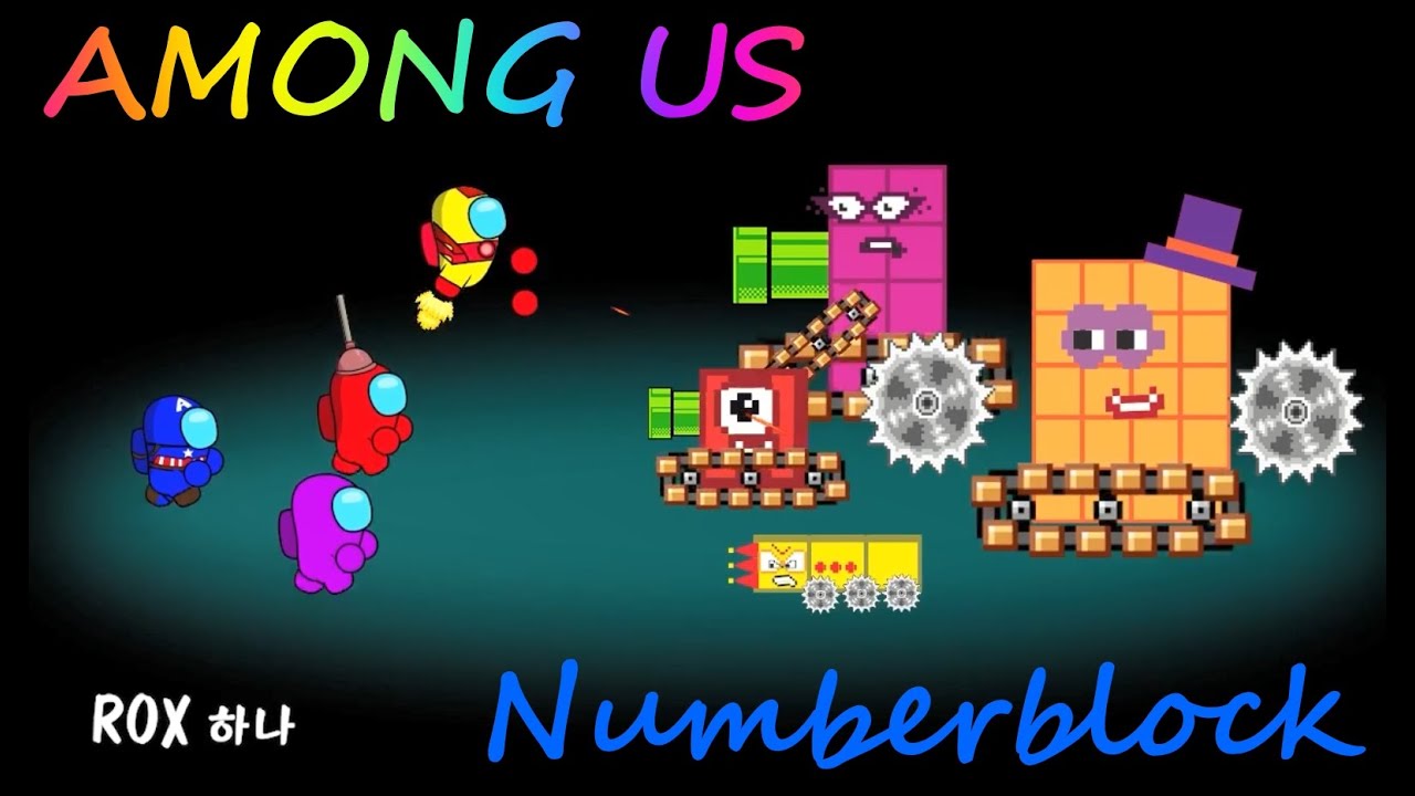 Number Block Plannet Among Us Avengers vs Super Monster - YouTube