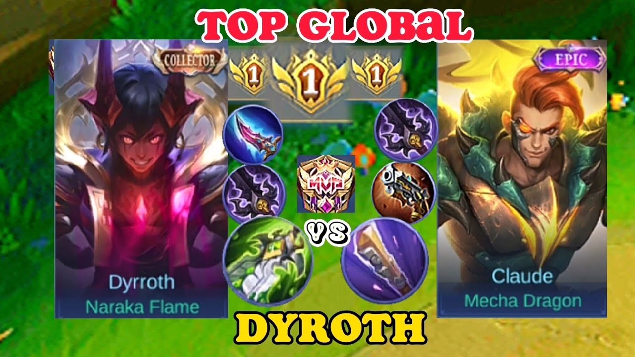 TOP GLOBAL DYROTH 2023 HIGHLIGHTS! |HOW TO USE DYROTH IN RANK GAME 2023 ...
