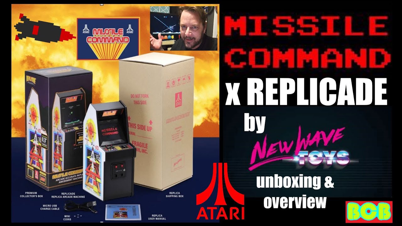BCB # 102: MISSILE COMMAND x REPLICADE by Atari & New Wave Toys (Unboxing & Overview) - YouTube