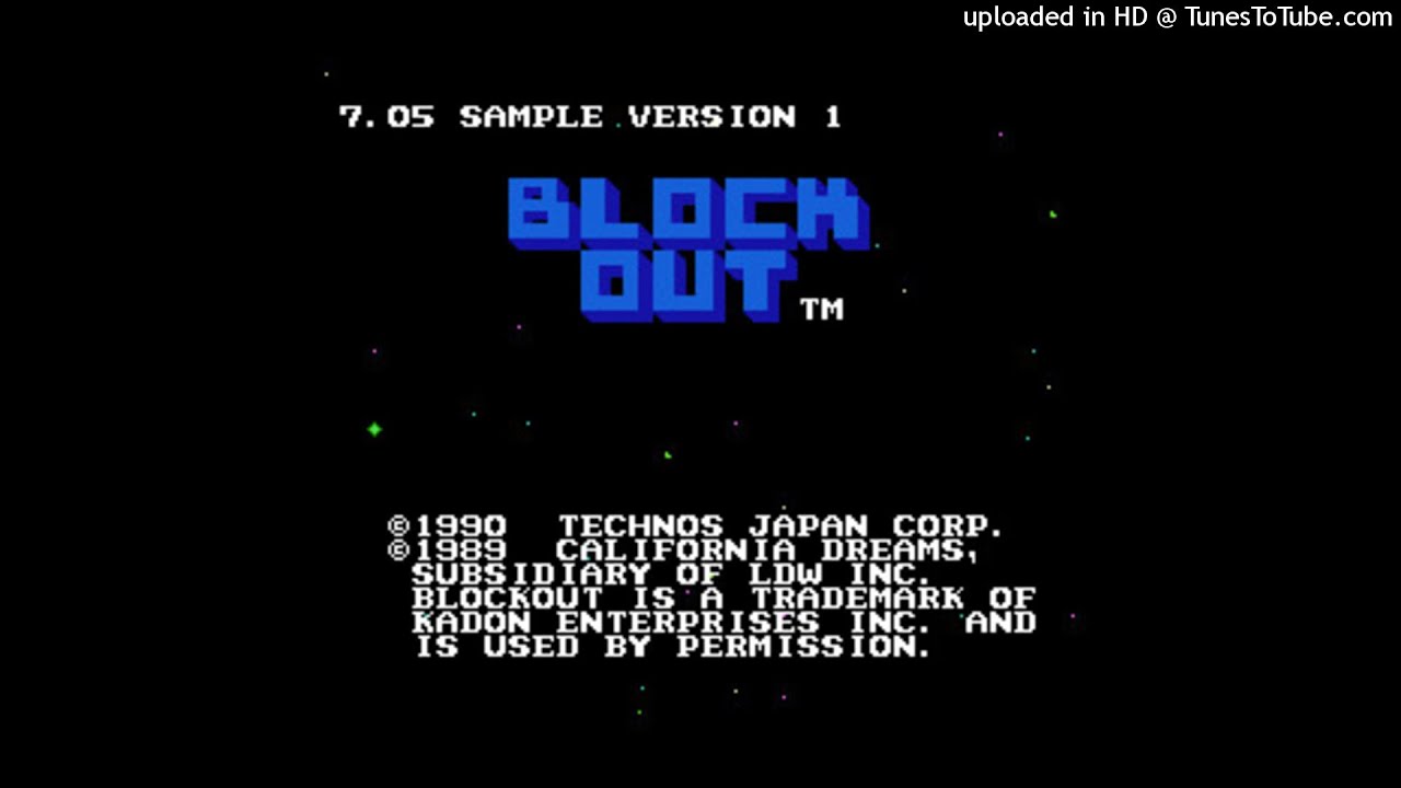 Block Out - NES - OST - YouTube