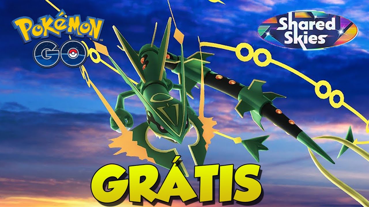 METEORITO GRÁTIS PARA MEGA EVOLUIR RAYQUAZA - Pokémon GO - YouTube