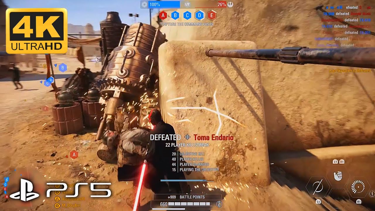 Star Wars Battlefront 2: Supremacy Multiplayer PS5 Gameplay 4K (No ...