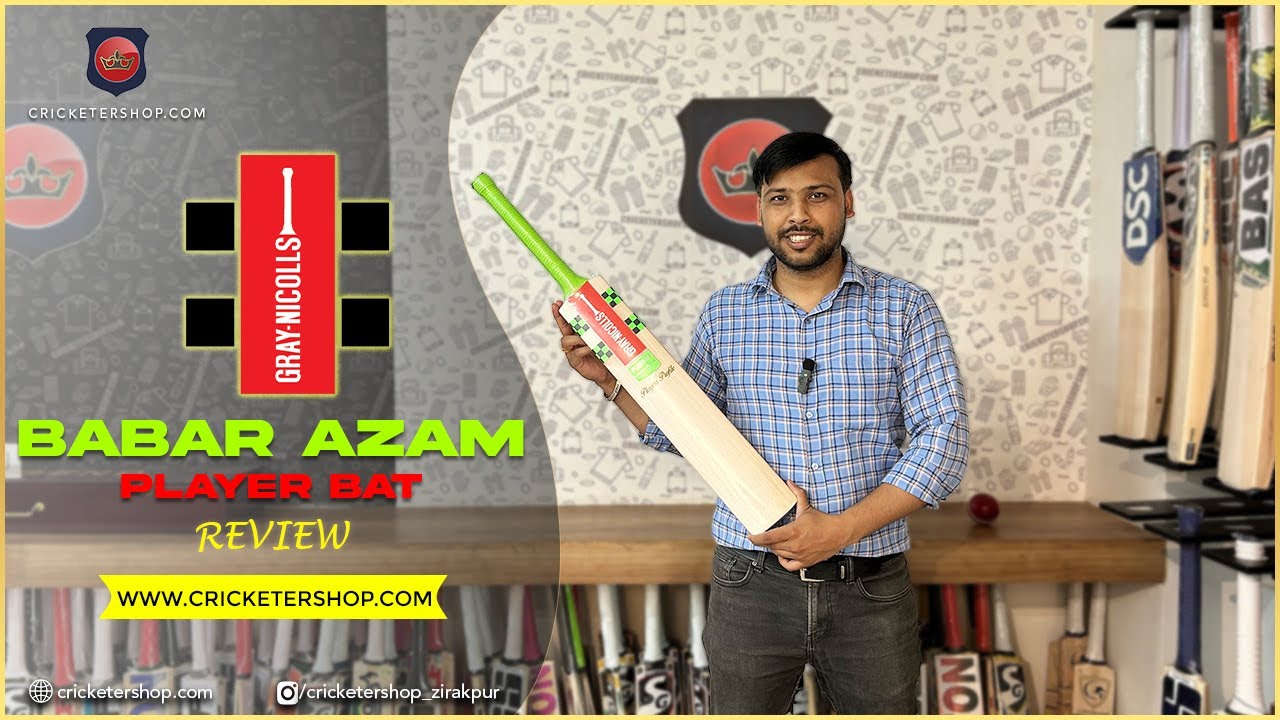 Gray Nicolls Babar Azam Player Profile Bat Review | English Willow ...