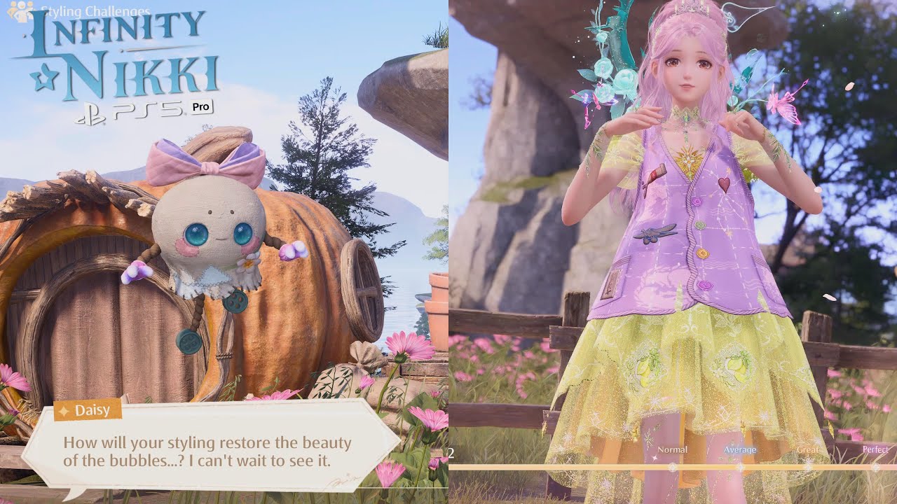 Infinity Nikki: Stylist Challenge Daisy Stage 1 - Random Quest Bubble's ...