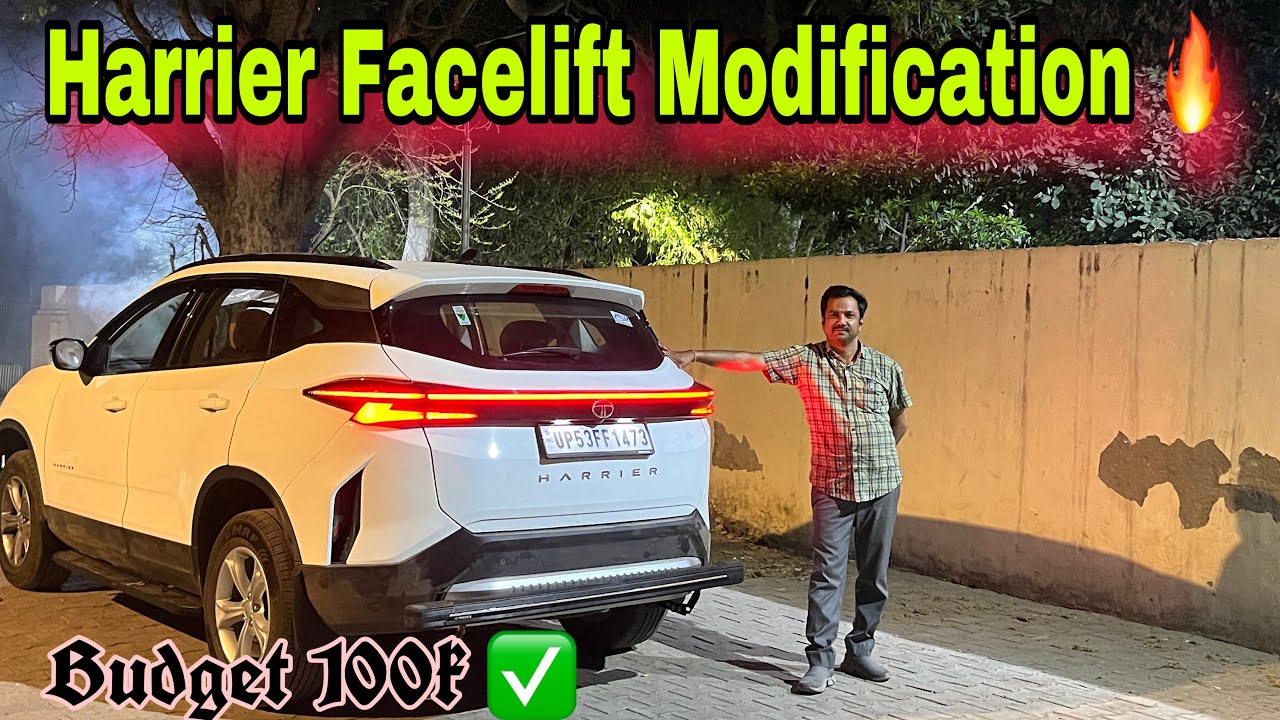 Harrier Facelift Modification with Price Harrier Modification 2025 ...