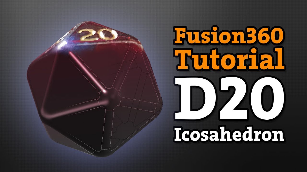 #Random: D20 - Icosahedron in Fusion 360 - YouTube