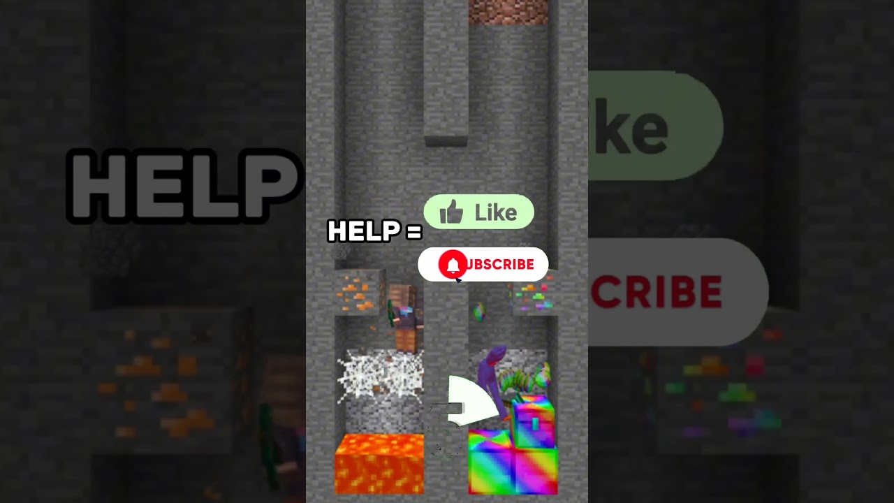 Help Pomni save Mr.Beast mining in Minecraft #minecraft #meme #memes