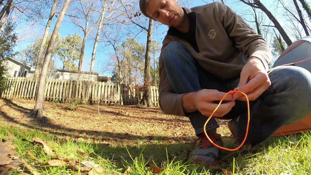 Guyline: The Taut-line Hitch - YouTube