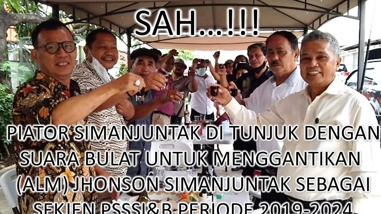 Suara Bulat Menunjuk Piator Simanjuntak sebagai Pengganti Alm J ...