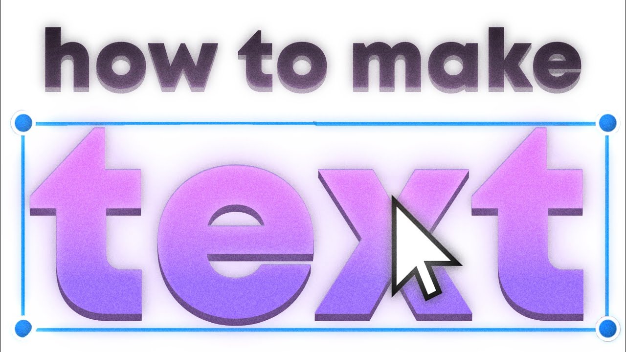 A Full Guide To Making The BEST Text Designs (PC and Mobile) - YouTube