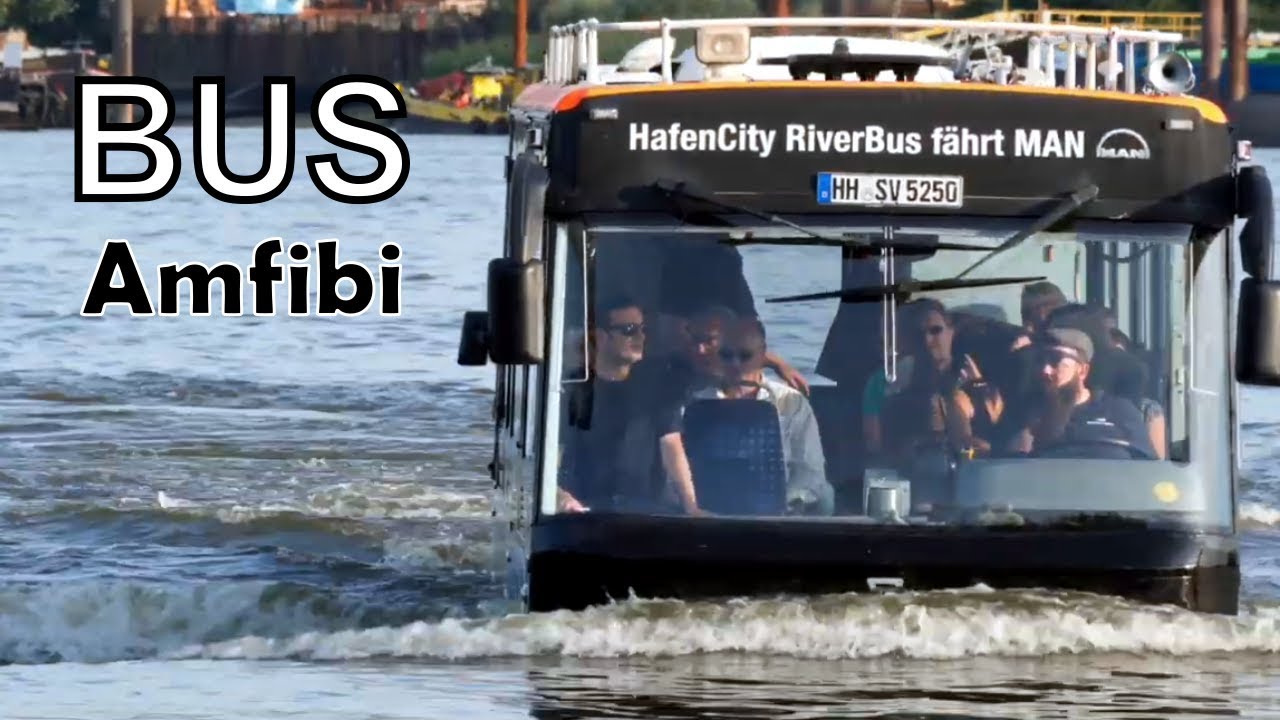 BUS AMFIBI (BUS BISA BERJALAN DI AIR) - YouTube