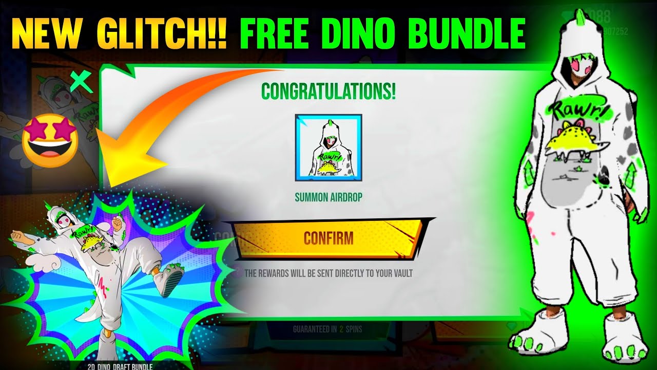 FREE FIRE NEW EVENT | 13 JUNE NEW EVENT | FREE DINO BUNDLE EVENT FREE ...